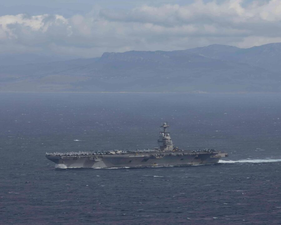 USS Gerald R. Ford Strike Group Enters Caribbean to Strengthen U.S ...