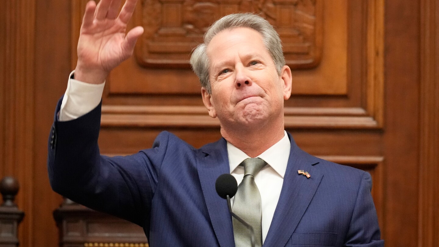 Georgia Governor Brian Kemp's Final State of the State Speech Signals ...