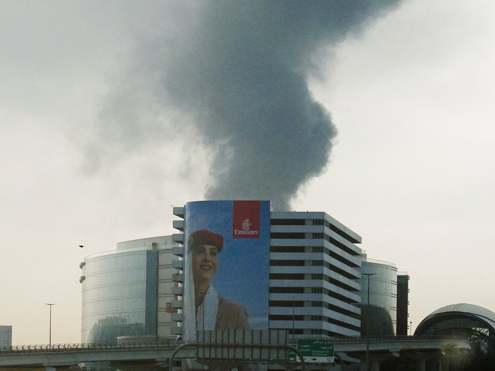 Fire near Dubai airport temporarily suspends flights as US-Israel ...