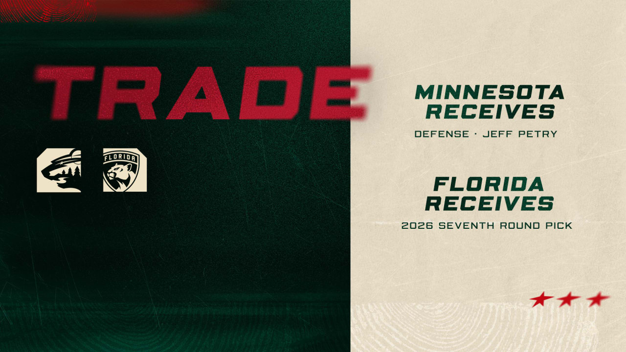 Minnesota Wild acquires defenseman Jeff Petry from Florida Panthers ...
