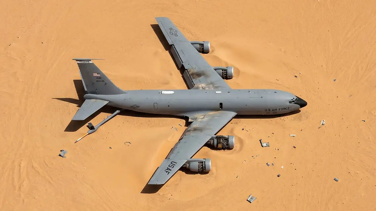 U.S. Air Force KC-135 Stratotanker Crashes in Iraq During Operation ...