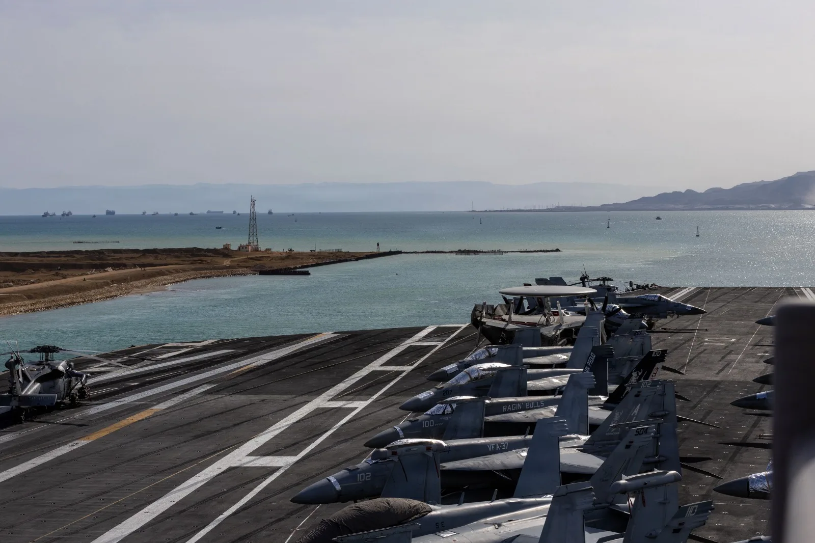 USS Gerald R. Ford Aircraft Carrier Enters Red Sea Amid U.S.-Iran ...