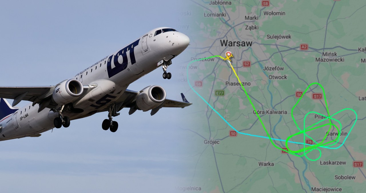 Samolot LOT uderzony piorunem wrócił do Warszawy po starcie - SSBCrack News